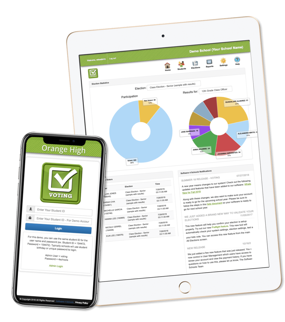 Online Voting & Election Software for Schools - Voting 4 Schools